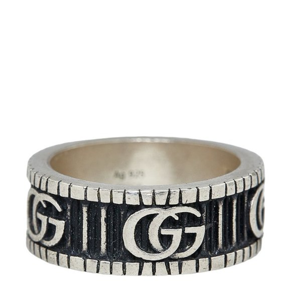 Gucci | Jewelry | Gucci Double G Silver Ring Sv925 Mens Gucci | Poshmark
